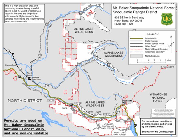 Mt. Baker-Snoqualmie NF - Snoqualmie RD (North) - Christmas Tree ...