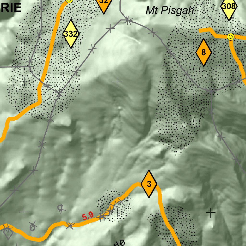 Ochoco NF - Lookout Mountain Winter Trails 2014 Map by US Forest ...