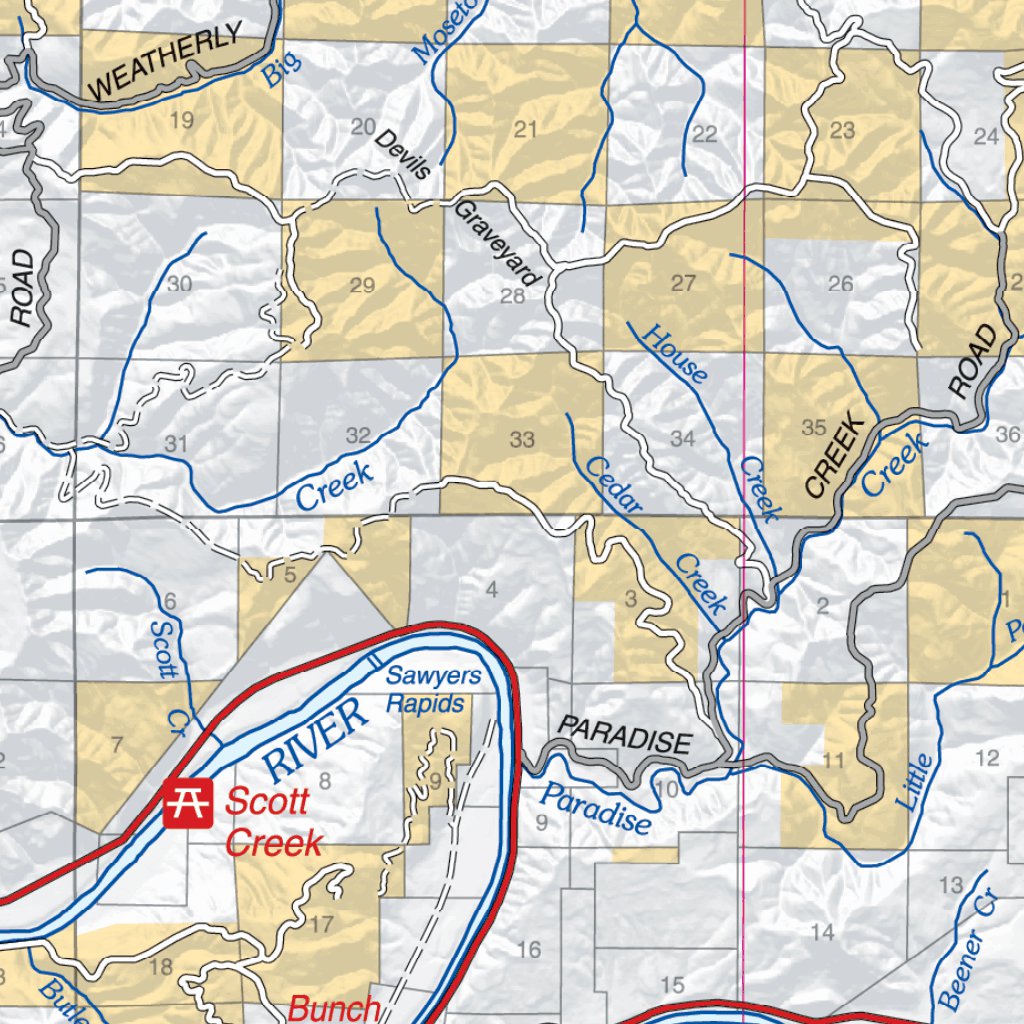 Oregon Central Coast Recreation Map South by US Forest Service R6 ...