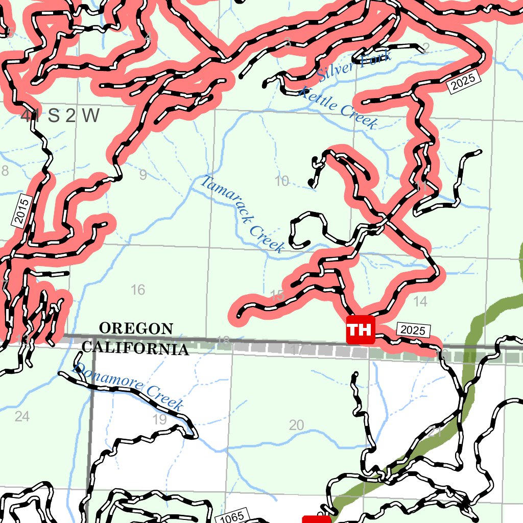 Rogue River-Siskiyou NF - Siskiyou Mountains RD - Firewood Cutting Map ...