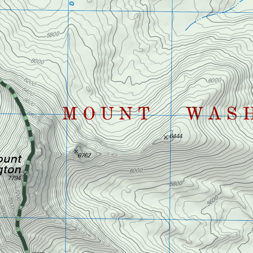 Santiam Pass Winter Recreation Map East by US Forest Service R6 Pacific ...