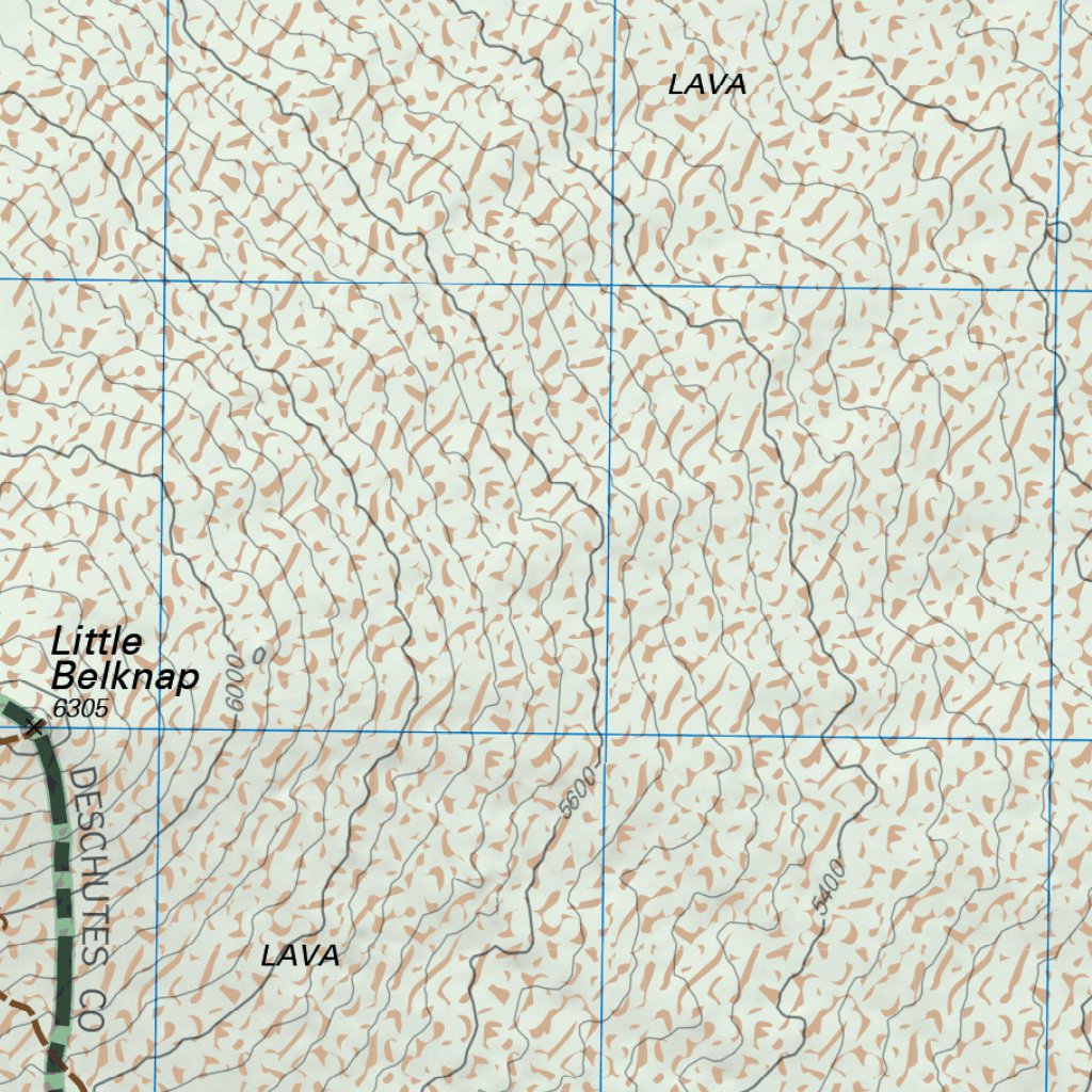 Santiam Pass Winter Recreation Map East by US Forest Service R6 Pacific ...