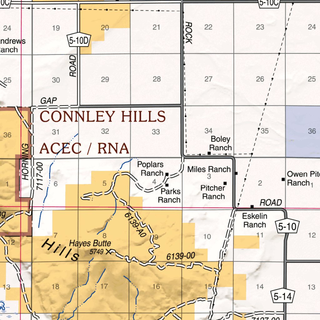 The Oregon Outback Recreation Map North by US Forest Service R6 Pacific ...