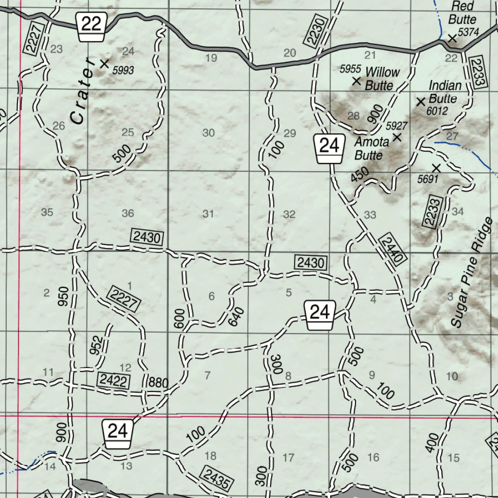 The Oregon Outback Recreation Map North by US Forest Service R6 Pacific ...