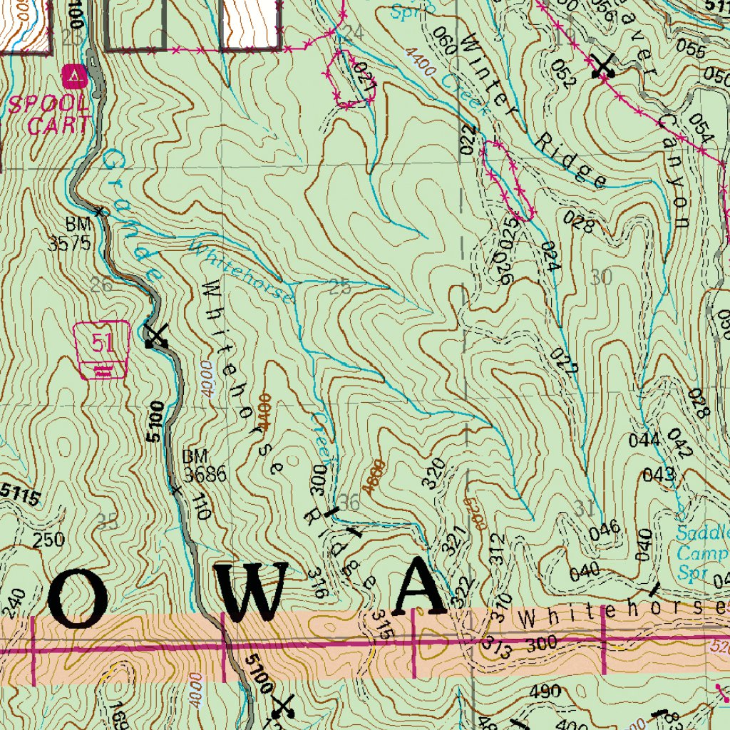 West La Grande Ranger District Map by US Forest Service R6 Pacific ...
