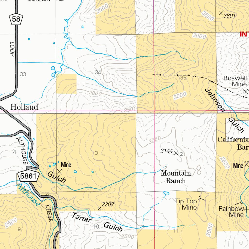 Wild Rivers Ranger District Map South by US Forest Service R6 Pacific ...