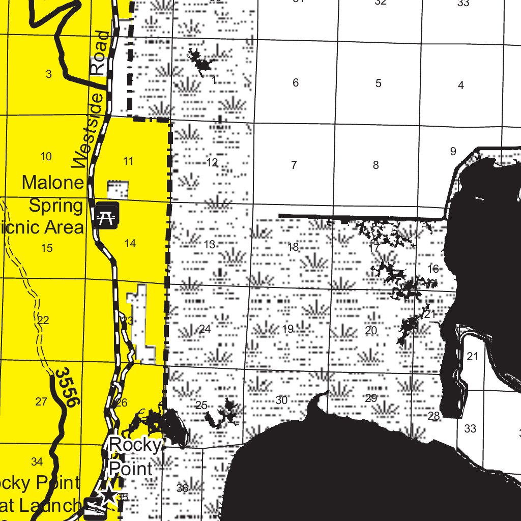 Winema NF - South Chiloquin RD and Klamath RD - Firewood Map by US ...