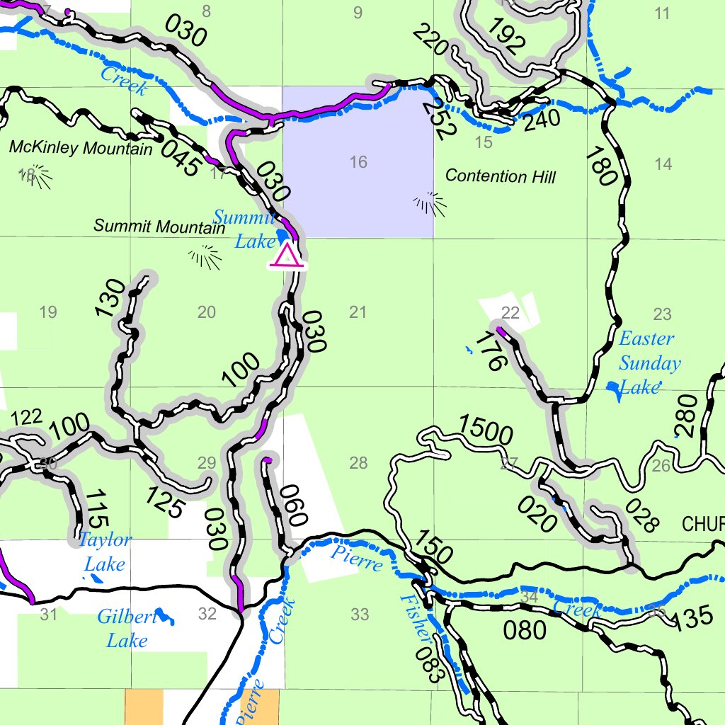 Colville NF - Back of Three Rivers RD Forest User's Map by US Forest ...
