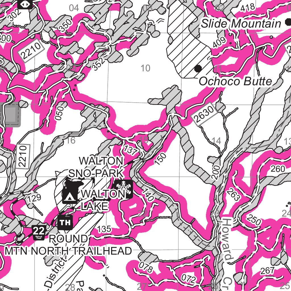 Ochoco NF - Firewood Map - West Side by US Forest Service R6 Pacific ...