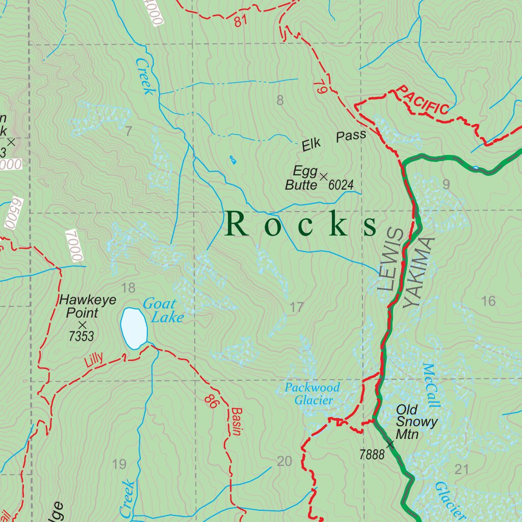 Cowlitz Valley Ranger District Map East by US Forest Service R6 Pacific ...