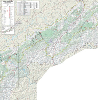 Cherokee National Forest, Unaka District, Forest Visitor Map, FVM by US ...