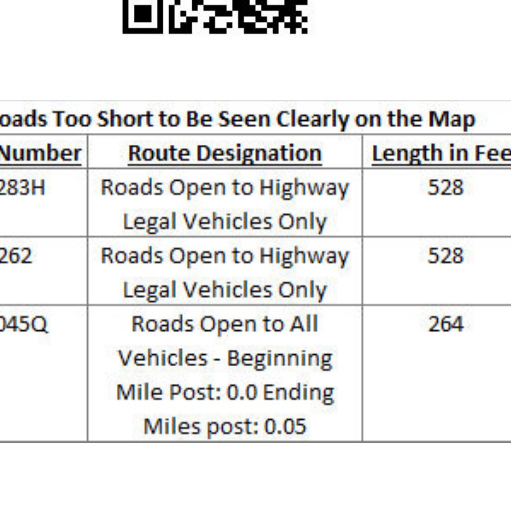 Motor Vehicle Use Map, MVUM, Big Piney District, Ozark-St. Francis ...