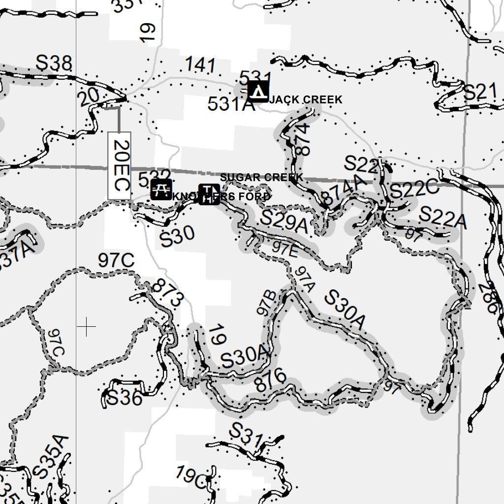 Motor Vehicle Use Map, MVUM, Poteau and Cold Springs District, Ouachita ...