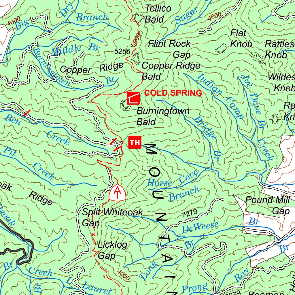 Nantahala National Forest (Nantahala Ranger District West) Map by US ...