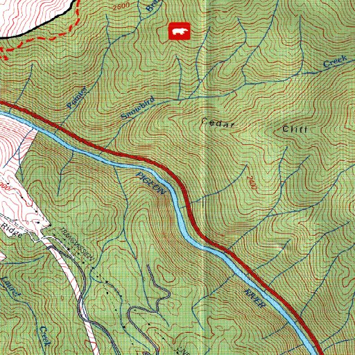 Pisgah National Forest Harmon Den Trails Map by US Forest Service R8 ...
