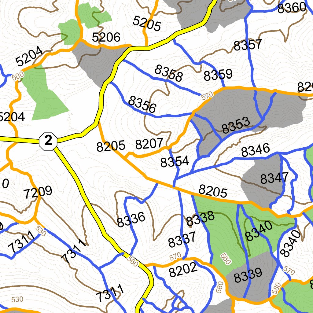 Turkey Bay - Land Between the Lakes Map by US Forest Service R8 ...