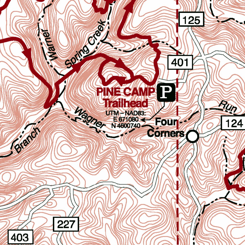 Allegheny National Forest ATV/OHM Trails Map by US Forest Service R9 ...
