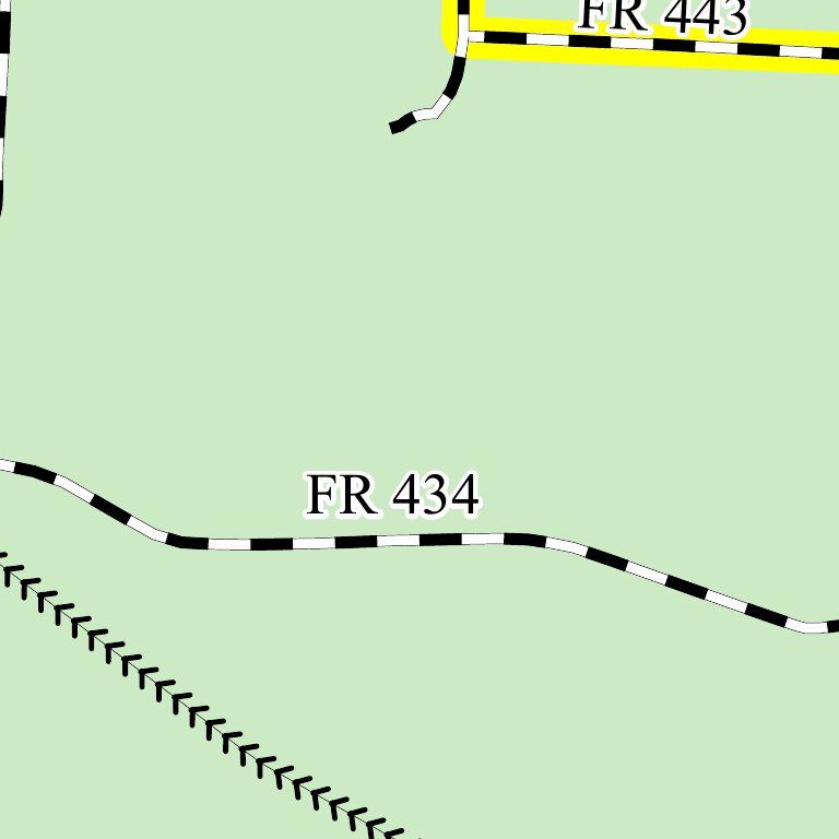 Chequamegon Nicolet National Forest Morning Dew Bike Route Map by US ...