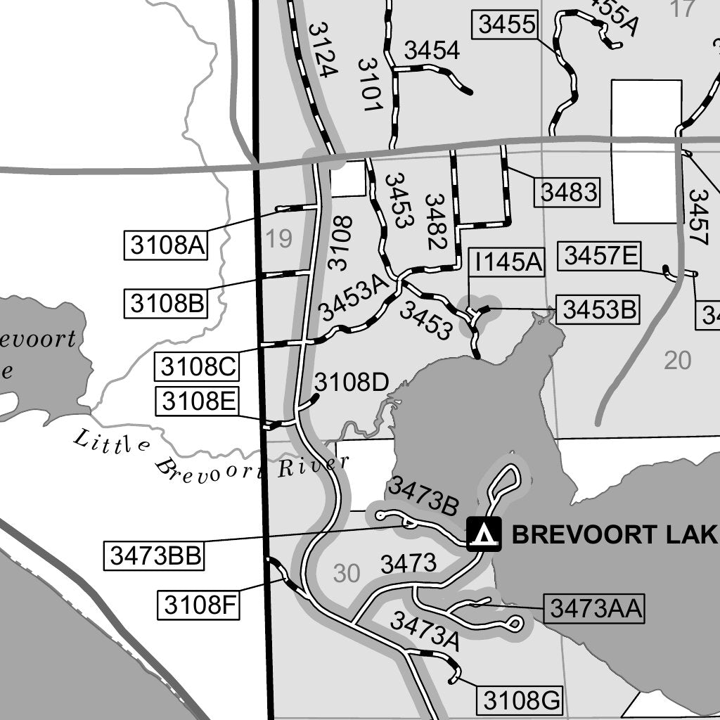 Hiawatha NF MVUM - St. Ignace Map by US Forest Service R9 | Avenza Maps