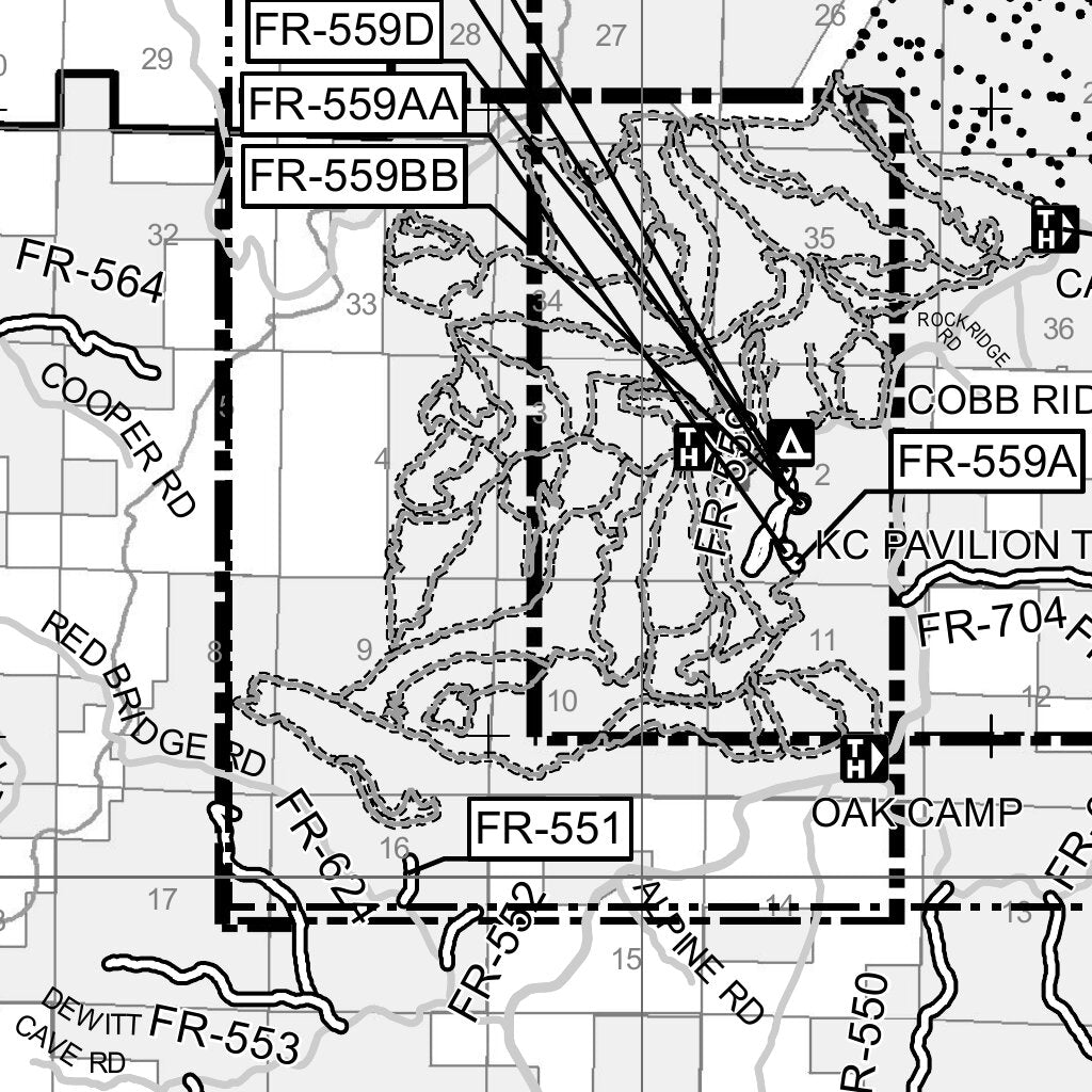 Mark Twain NF MVUM Ava Map by US Forest Service R9 | Avenza Maps