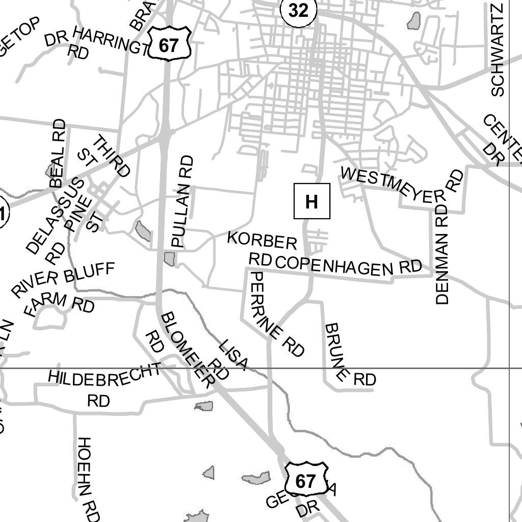 Mark Twain NF MVUM Fredericktown Map by US Forest Service R9 | Avenza Maps