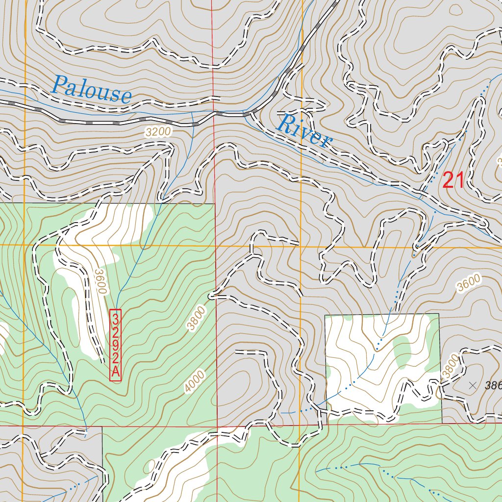 Abes Knob, ID FSTopo Legacy Map by US Forest Service - Topo | Avenza Maps