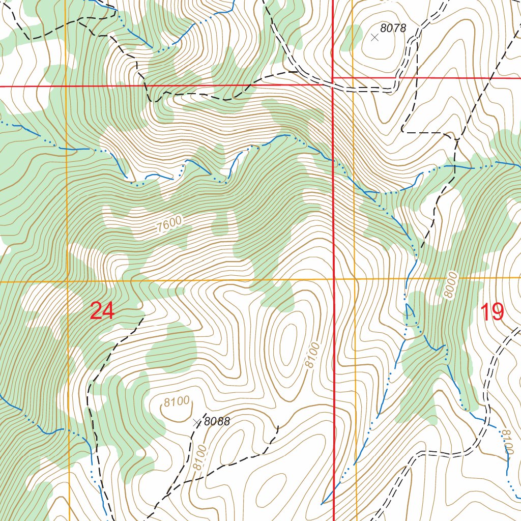 Abes Knoll, UT FSTopo Legacy Map by US Forest Service - Topo | Avenza Maps