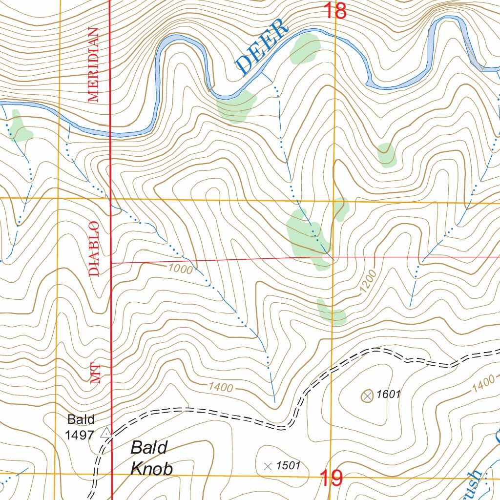 Acorn Hollow, CA FSTopo Legacy Map by US Forest Service - Topo | Avenza ...