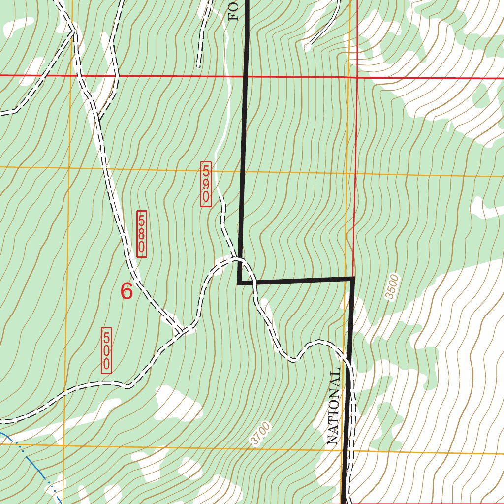 Akawa Butte, OR FSTopo Legacy Map by US Forest Service - Topo | Avenza Maps