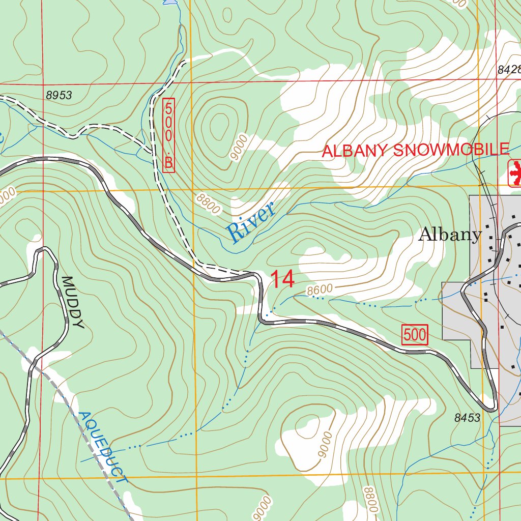 Albany, WY FSTopo Legacy Map by US Forest Service - Topo | Avenza Maps