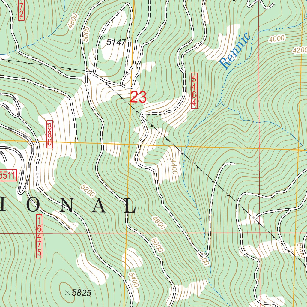 Alberton, MT FSTopo Legacy Map by US Forest Service - Topo | Avenza Maps