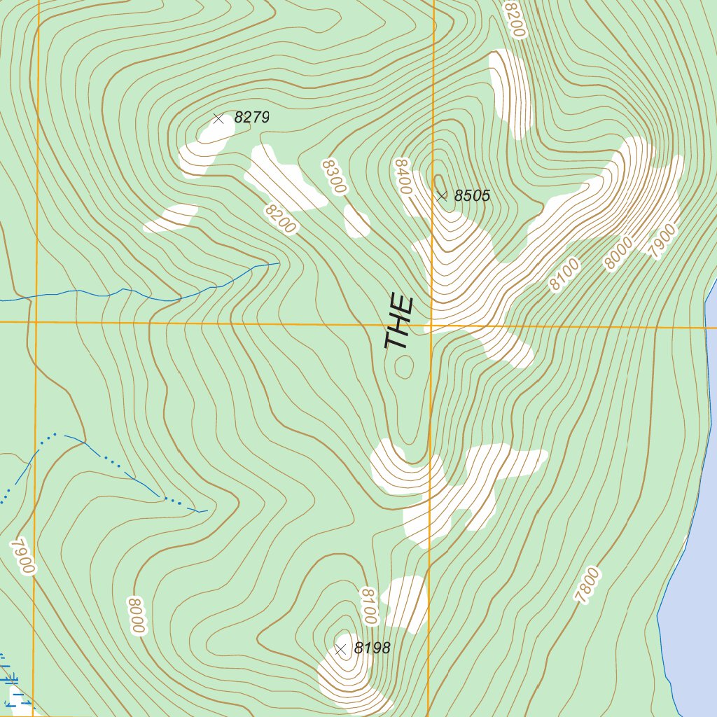 Alder Lake, WY FSTopo Legacy Map by US Forest Service - Topo | Avenza Maps
