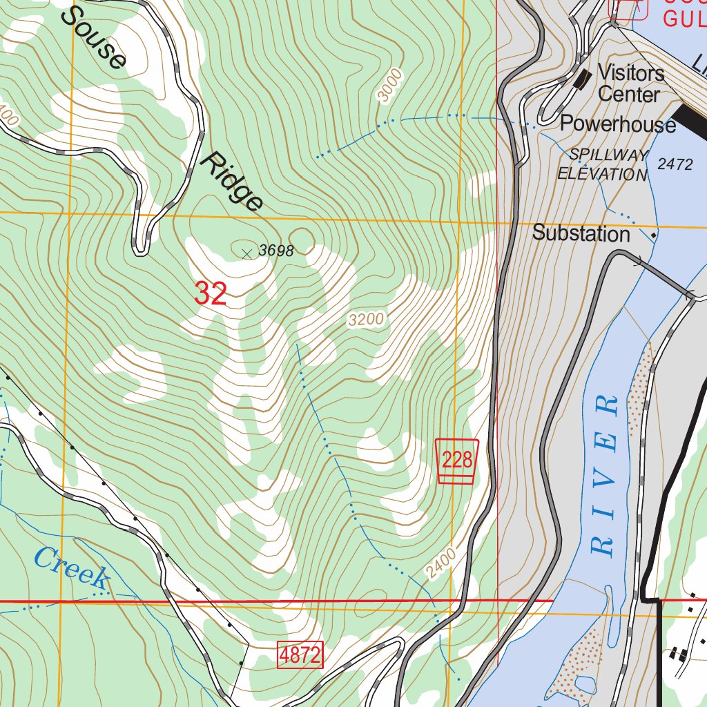 Alexander Mountain, MT FSTopo Legacy Map by US Forest Service - Topo ...