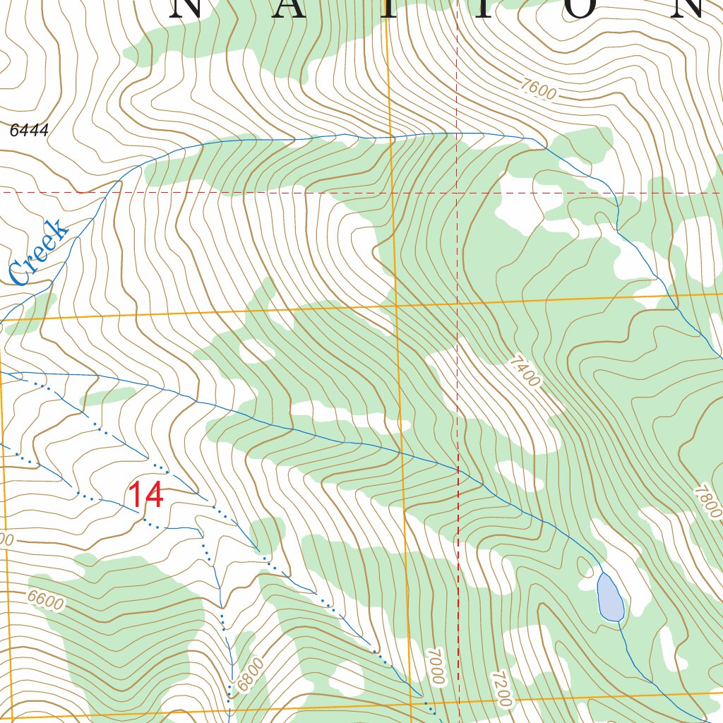 Allison Creek, ID FSTopo Legacy Map by US Forest Service - Topo ...