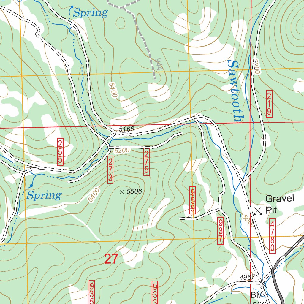Alsup Mountain, OR FSTopo Legacy Map by US Forest Service - Topo ...