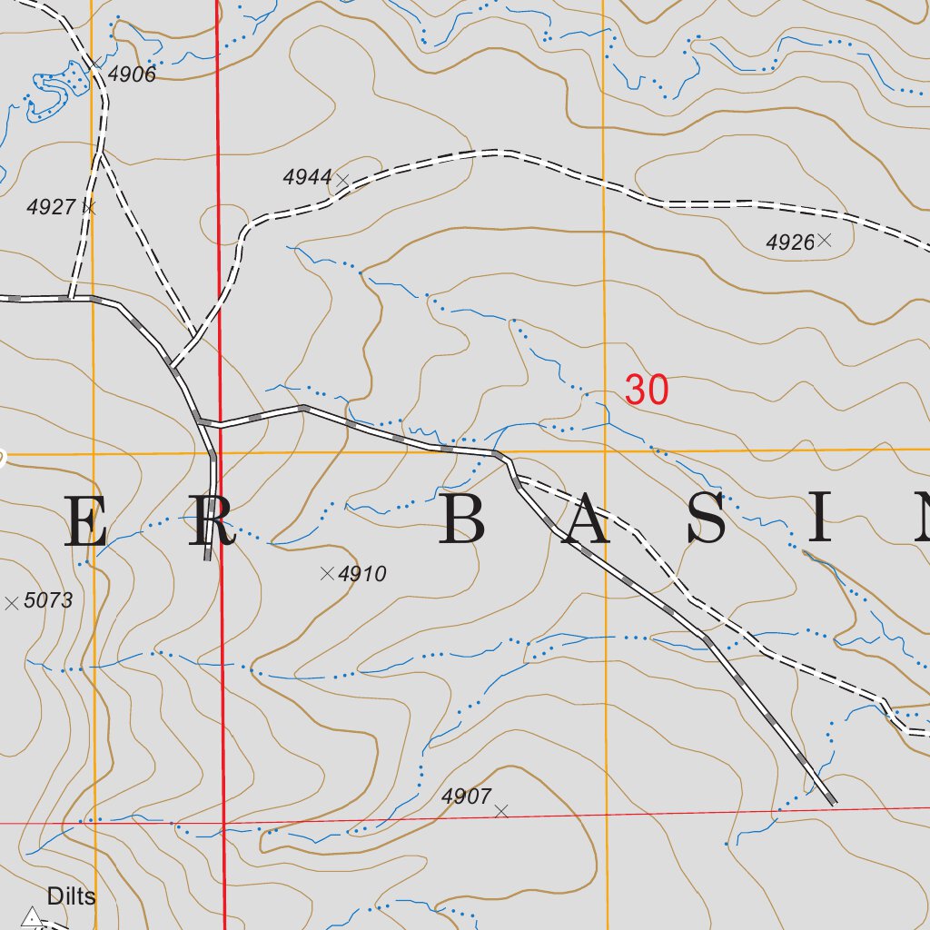 Alta Creek, WY FSTopo Legacy Map by US Forest Service - Topo | Avenza Maps