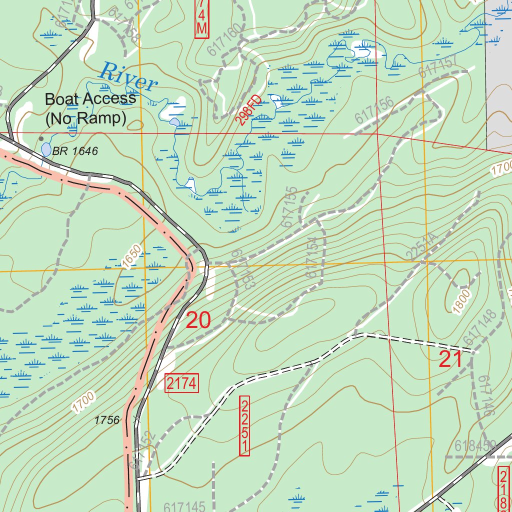 Alvin SW, WI FSTopo Legacy Map by US Forest Service - Topo | Avenza Maps