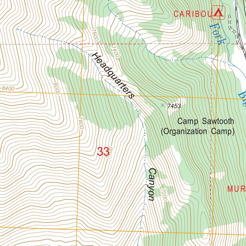 Amber Lakes, ID FSTopo Legacy Map by US Forest Service - Topo | Avenza Maps