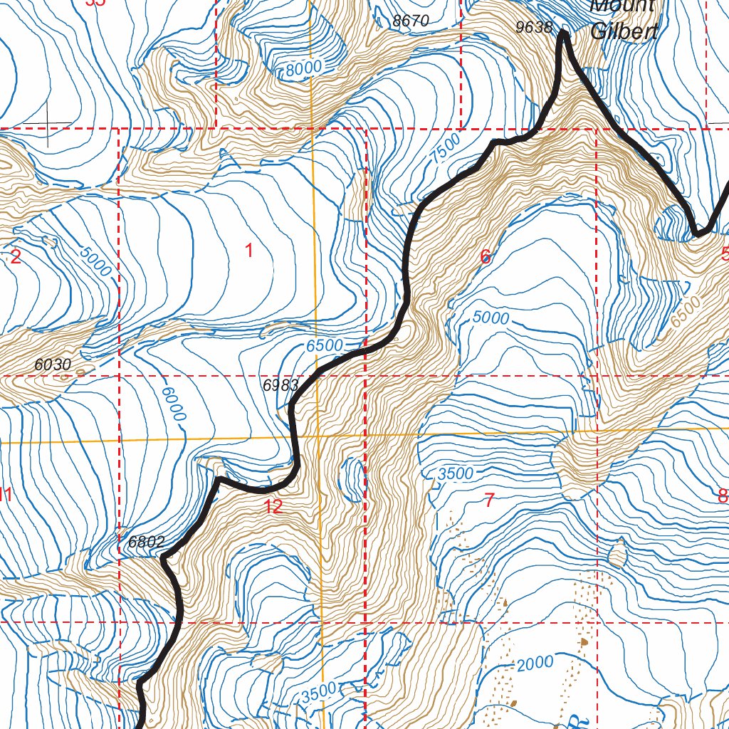 Anchorage A-4, AK FSTopo Legacy Map by US Forest Service - Topo ...