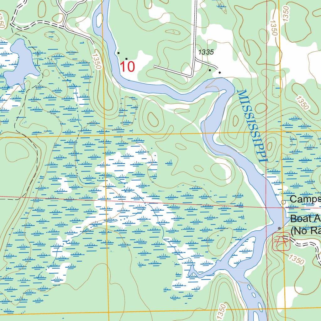 Andrusia Lake, MN FSTopo Legacy Map by US Forest Service - Topo ...