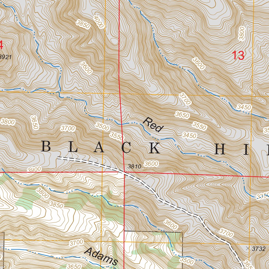 Angostura Reservoir, SD FSTopo Legacy Map by US Forest Service - Topo ...