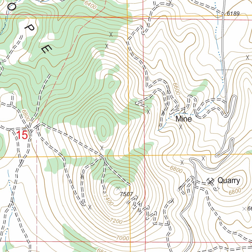 Antelope Range, UT FSTopo Legacy Map by US Forest Service - Topo ...