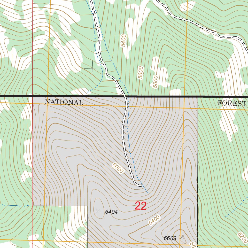 Antelope Valley, CA FSTopo Legacy Map by US Forest Service - Topo ...