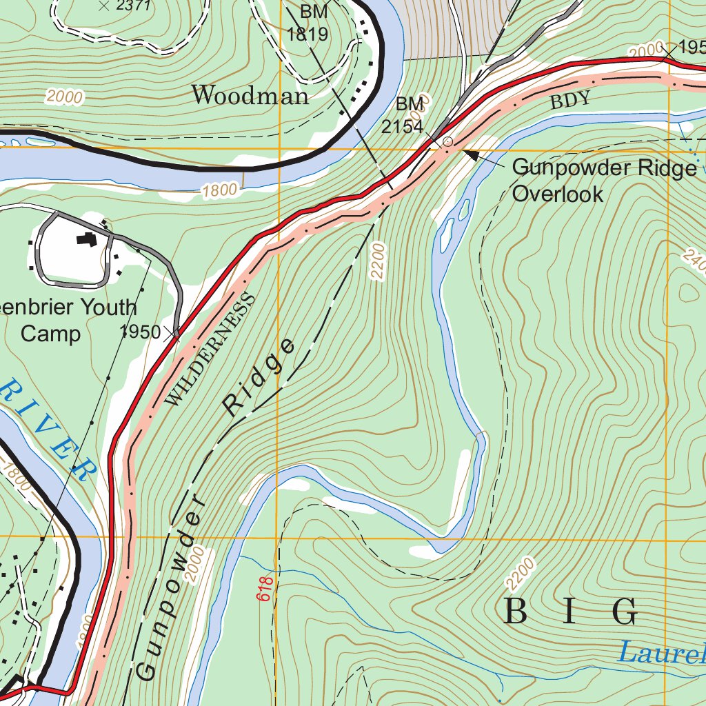 Anthony, WV FSTopo Legacy Map by US Forest Service - Topo | Avenza Maps
