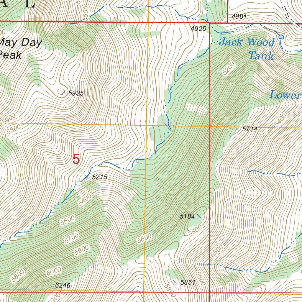 Apache, AZ FSTopo Legacy Map by US Forest Service - Topo | Avenza Maps