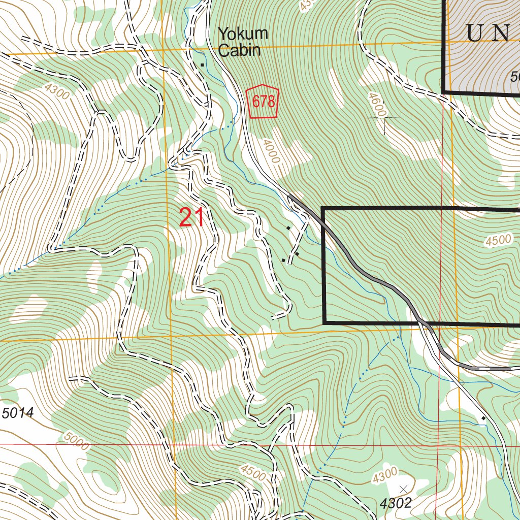 Arbuckle Mountain, OR FSTopo Legacy Map by US Forest Service - Topo ...