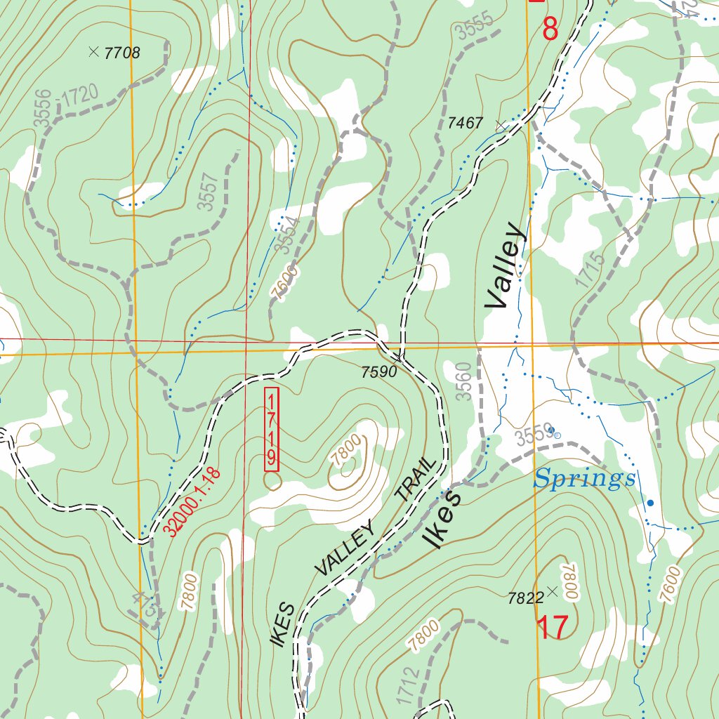 Asay Bench, UT FSTopo Legacy Map by US Forest Service - Topo | Avenza Maps