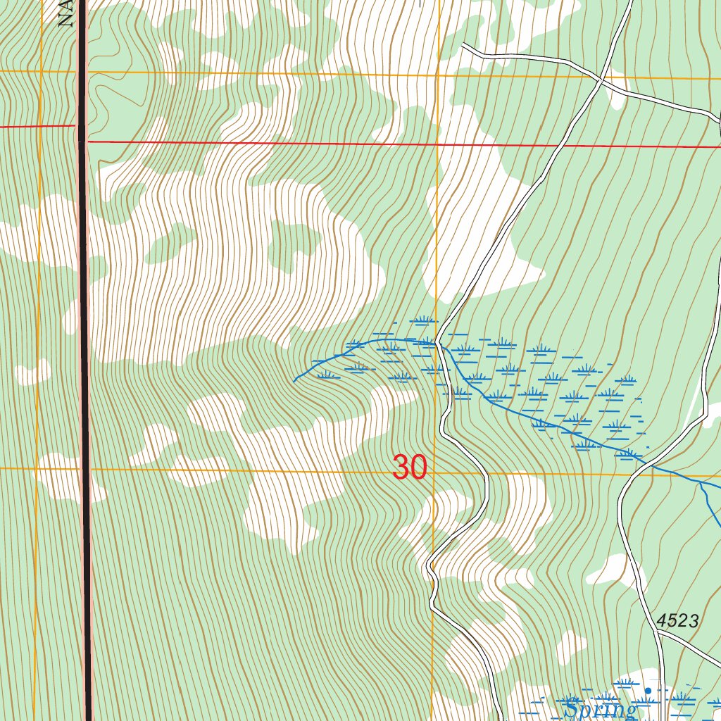 Aspen Lake, OR FSTopo Legacy Map by US Forest Service - Topo | Avenza Maps