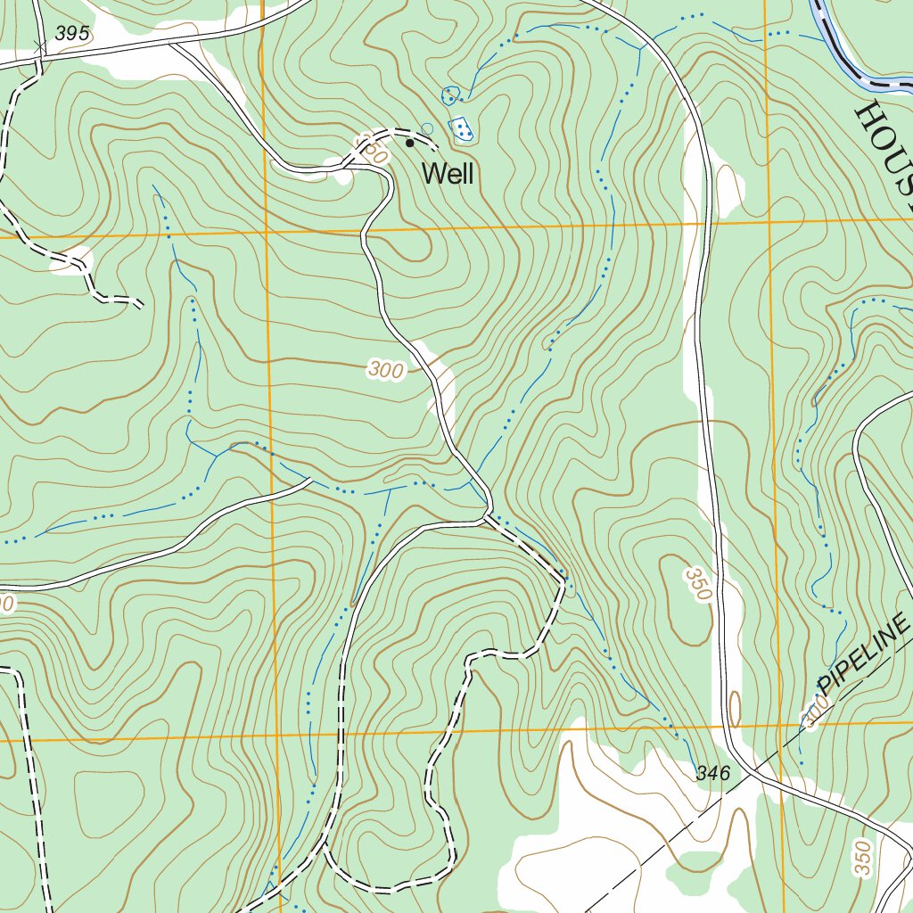 Augusta, TX FSTopo Legacy Map by US Forest Service - Topo | Avenza Maps
