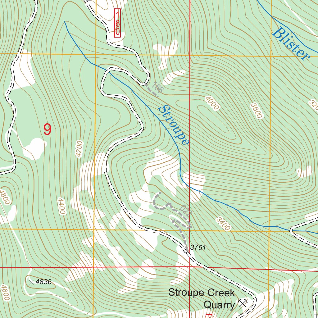 Bagby Hot Springs, OR FSTopo Legacy Map by US Forest Service - Topo ...